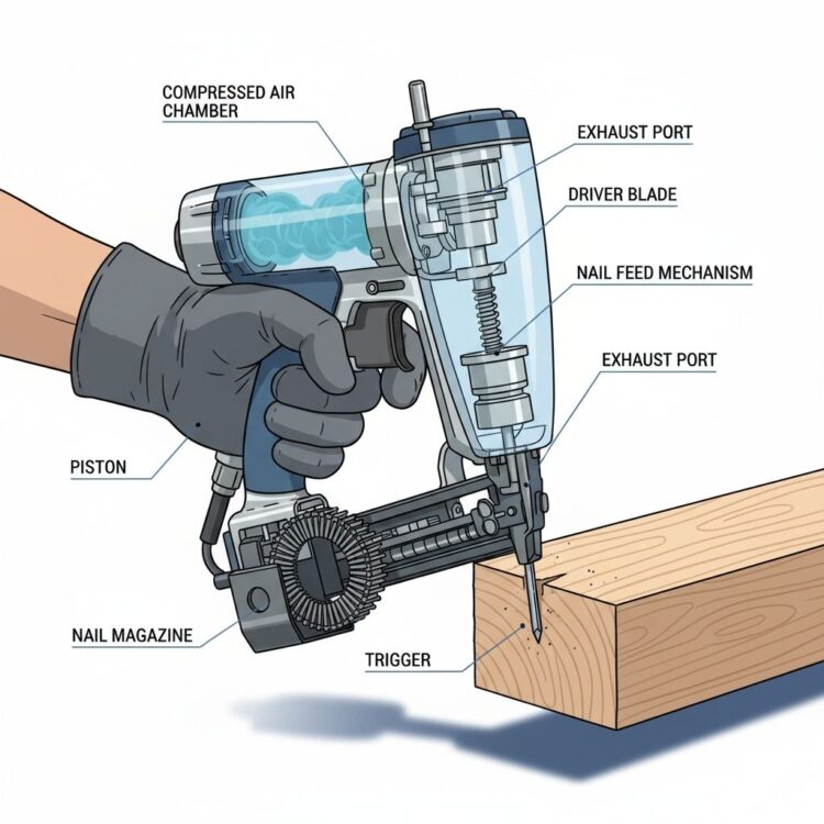 How Does A Nail Gun Work? Complete Beginner's Guide 2025